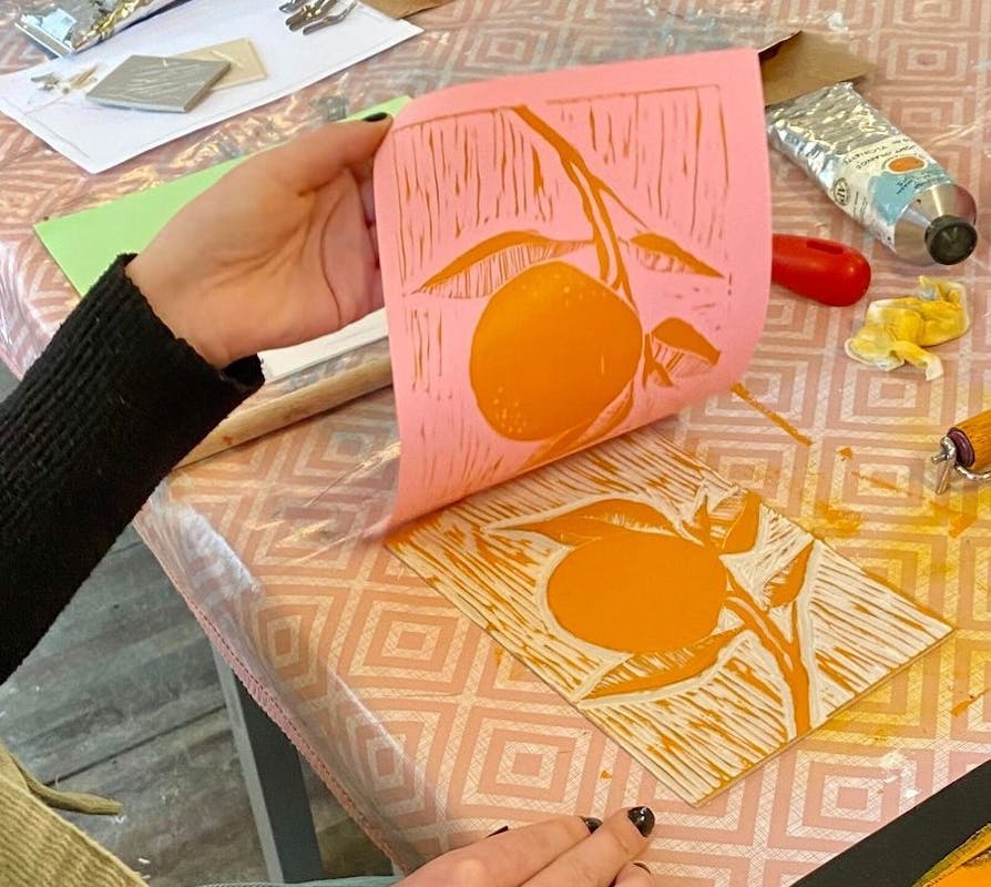 Linocut Printing Taster | Norfolk Makers Festival