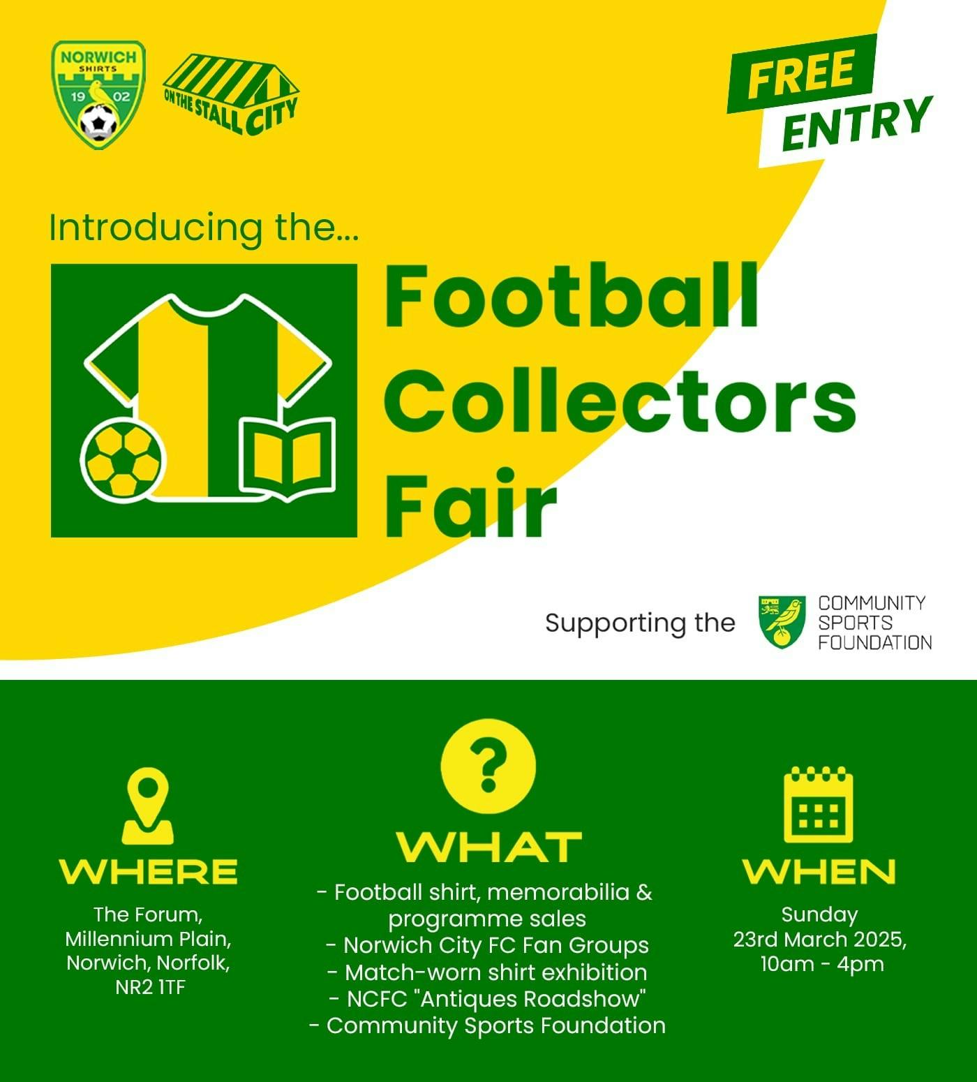Football Collectors Fair // The Forum Norwich